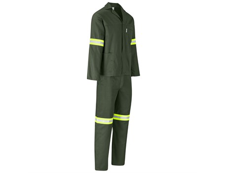 Acid Resistant Polycotton Conti Suit – Reflective Arm, Legs & Back ...
