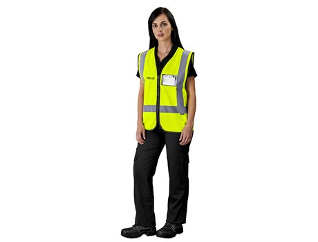 Direction En4 Hi-Viz Reflective Full Zip Vest - Three6ixty