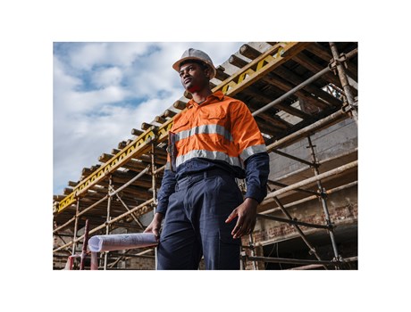 Access Vented Two-Tone Reflective Work Shirt - Three6ixty