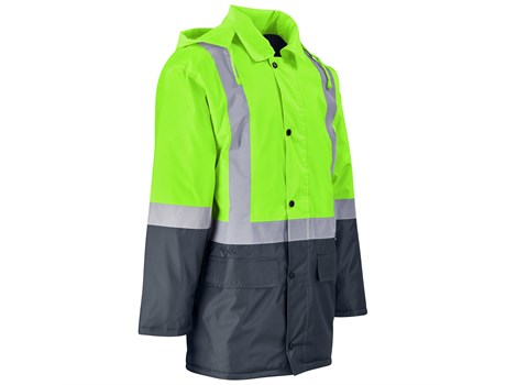 Hazard Padded Two-Tone Hi-Viz Reflective Jacket - Three6ixty