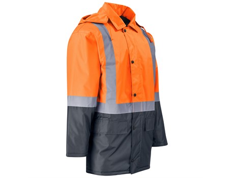 Hazard Padded Two-Tone Hi-Viz Reflective Jacket - Three6ixty