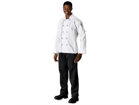Unisex Long Sleeve Dijon Chef Jacket - Three6ixty
